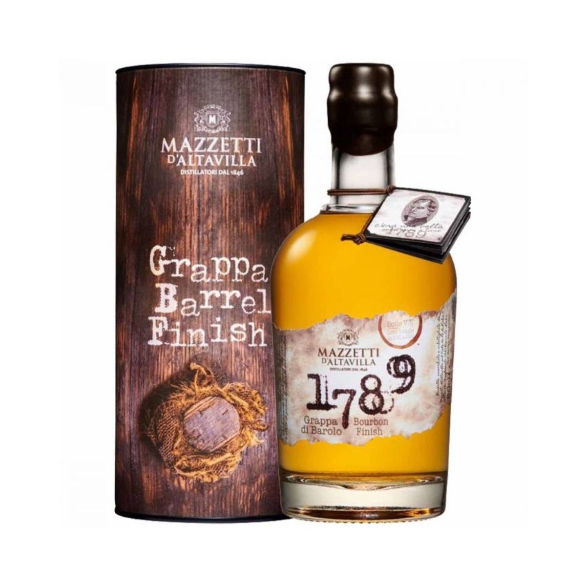 Grappa di Barolo 1789 Mazzetti d'Altavilla - Sfizi e Vini Store