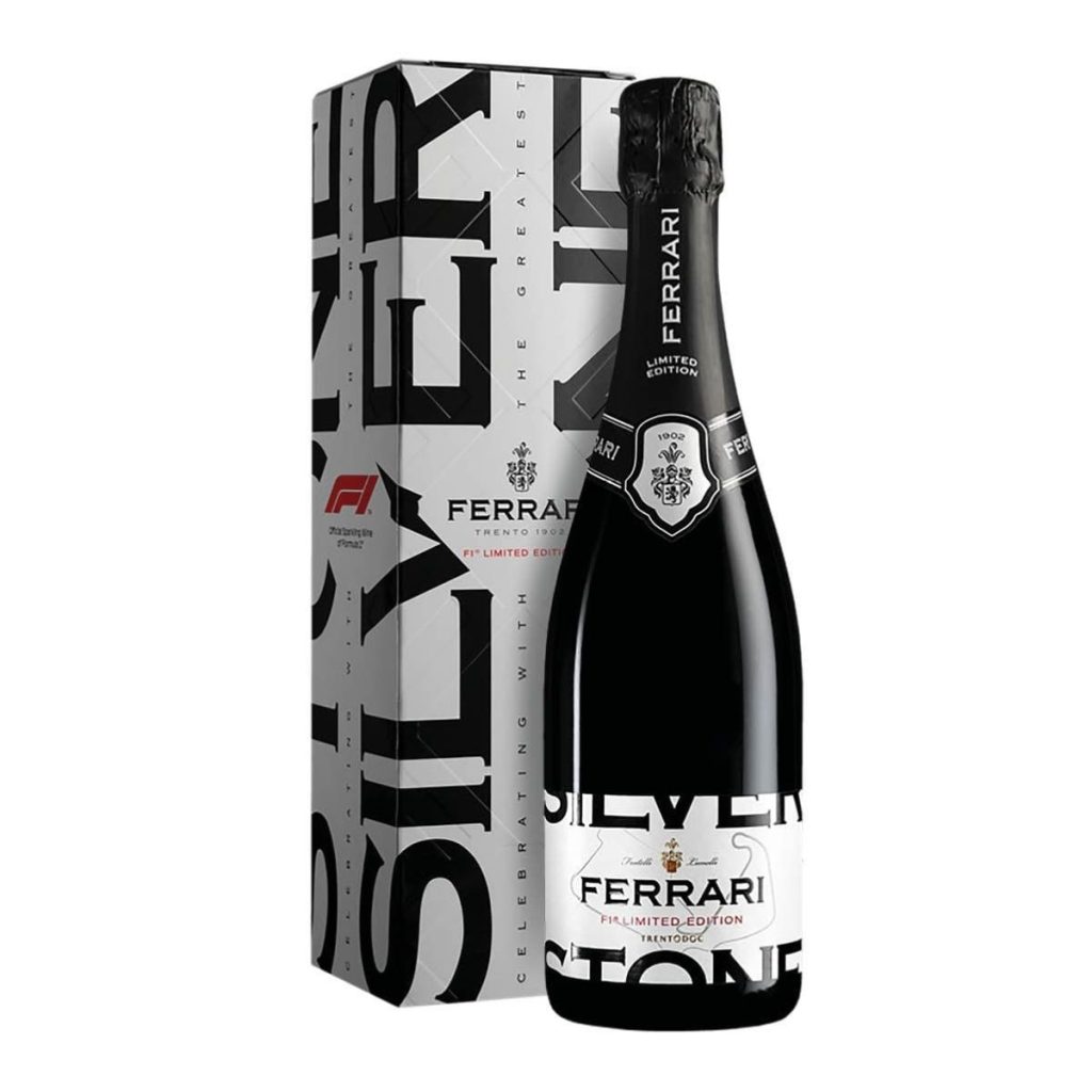 Ferrari Trento Spumante Brut 'Silverstone' Limited Edition F1 - Sfizi e ...